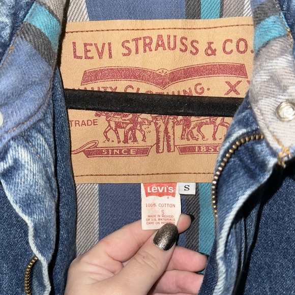 Levi's | Jackets & Coats | Rare Vintage Levis Denim Blanket Lined Trucker Jacket | Poshmark